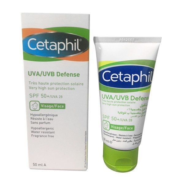 Cetaphil UVA UVB Defense SPF 50+ 50ml - Parapharmacie en ligne - Santédiscount