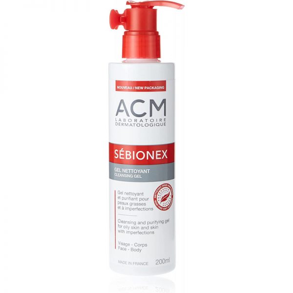 ACM - SÉBIONEX - Gel Nettoyant et Purifiant - Visage et Corps - Peaux ...