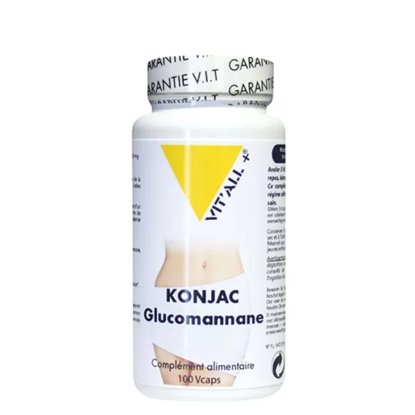 Vit'All+ Konjac Glucomannane 500mg, 100 gélules - Parapharmacie en ...